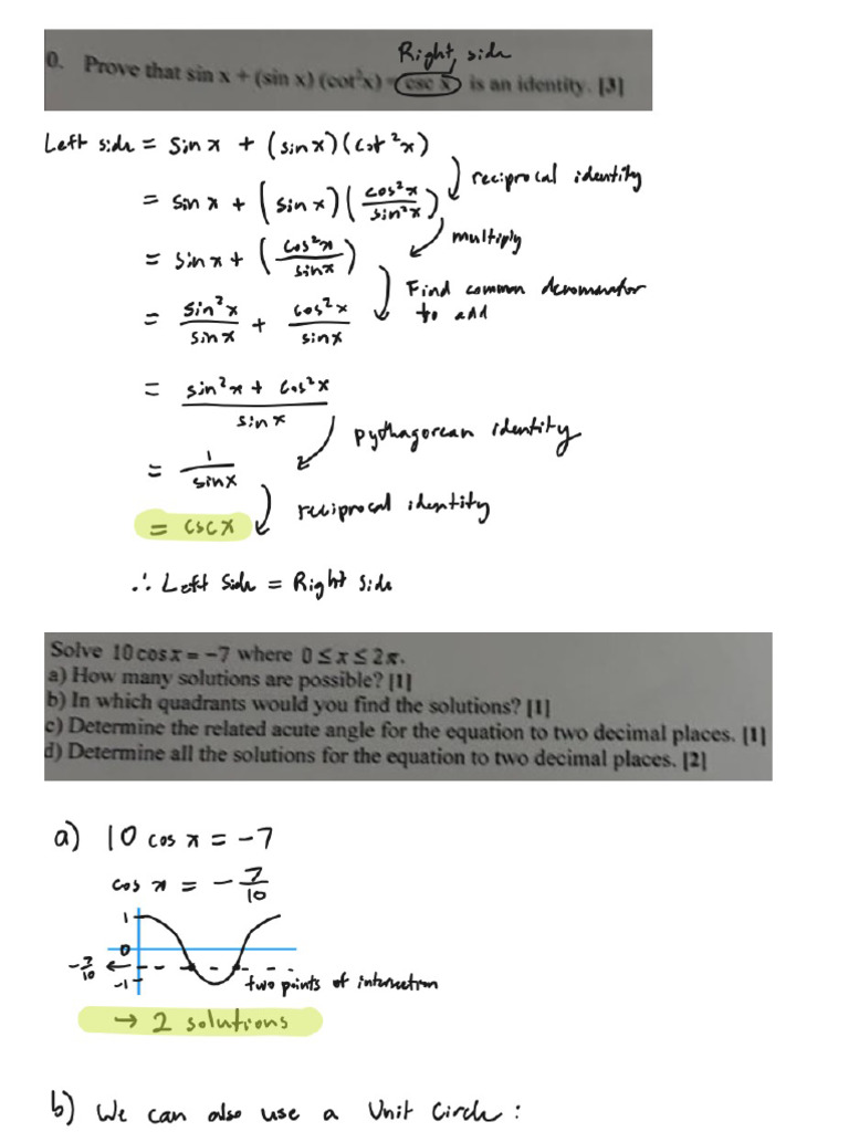 Grade 12 Ontario Advanced Functions | PDF