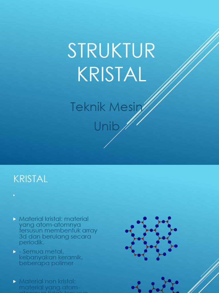 Struktur kristal | PDF