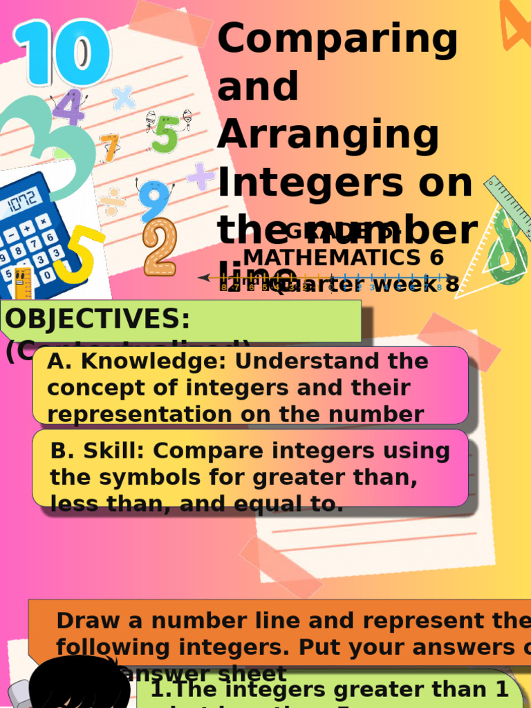 Grade 6 Math 6 (1) | PDF | Numbers | Integer