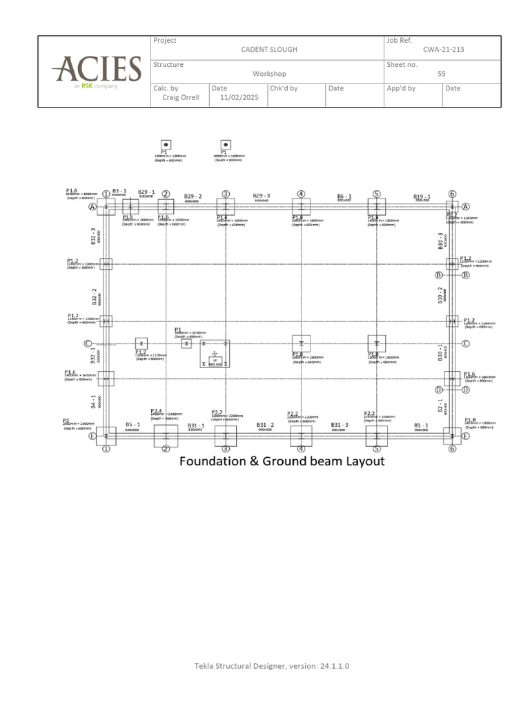 Foundation & Ground Beam Design Summury-8 | PDF