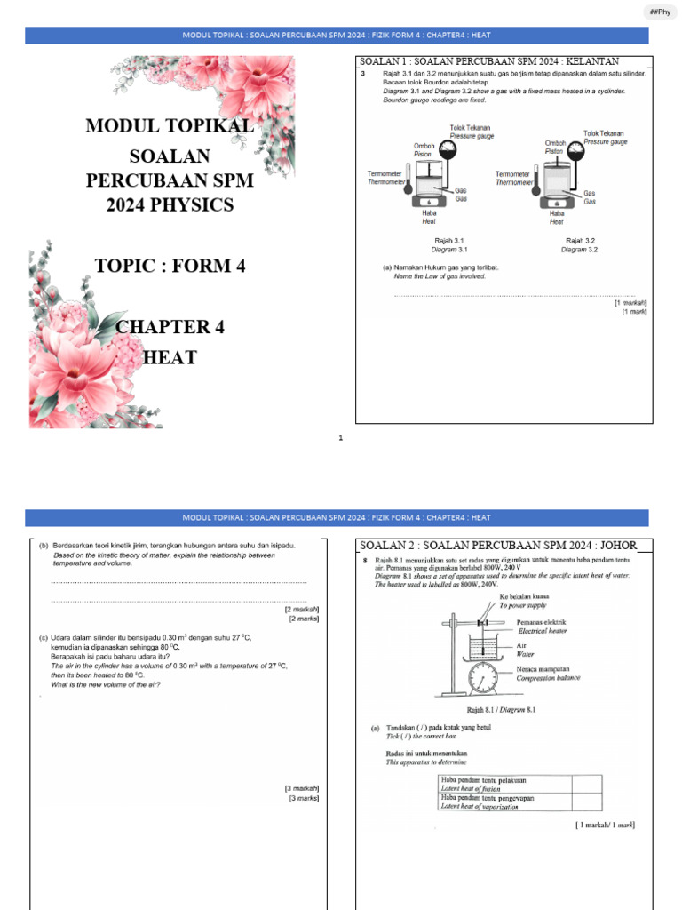 Modul Percubaan SPM 2024 FIZIK | PDF