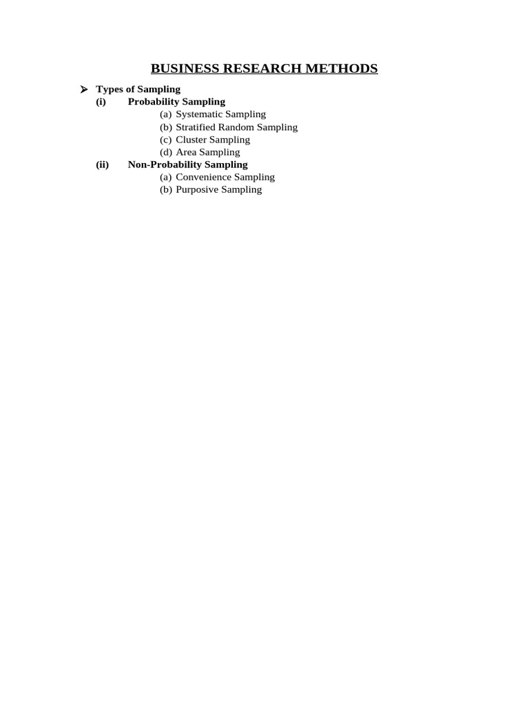 Business Research Methods | PDF Business Research Methods | PDF