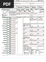 Ficha Pathfinder 2e - Editável | PDF