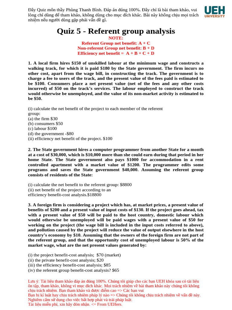 Quiz 5 - Referent Group Analysis | PDF