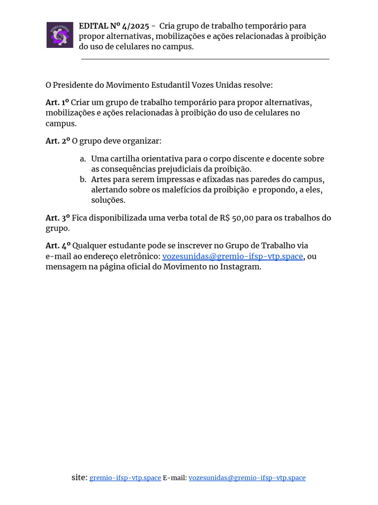 Ofício 3 - 2025 | PDF