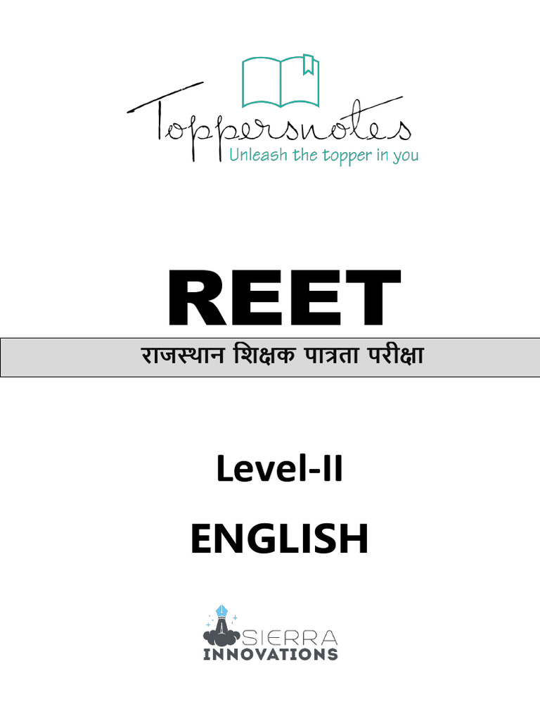 REET Level 2 English Syllabus Overview | PDF