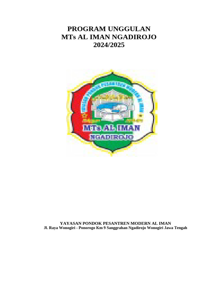 Cover Program Unggulan | PDF
