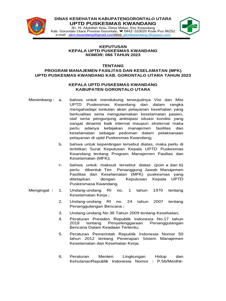 SK Program MFK | PDF