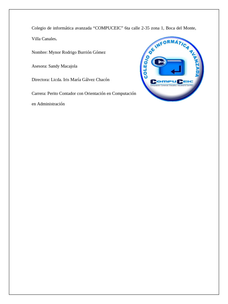 Proyecto de Vida 6to Perito Contador | PDF | Contador | Contabilidad