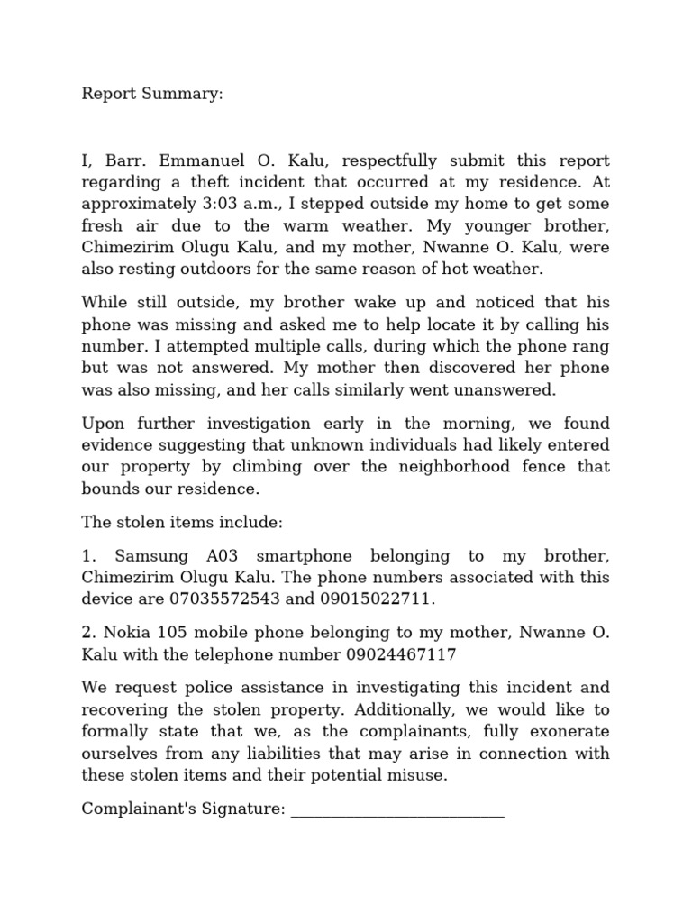 Report Summary | PDF | Deed | Power Of Attorney
