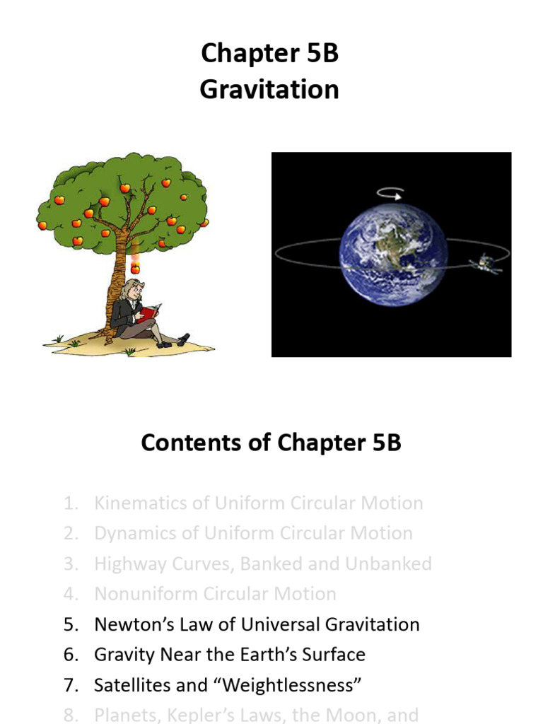 Gravitation: Concepts & Applications | PDF | Gravity | Newton's Law Of ...