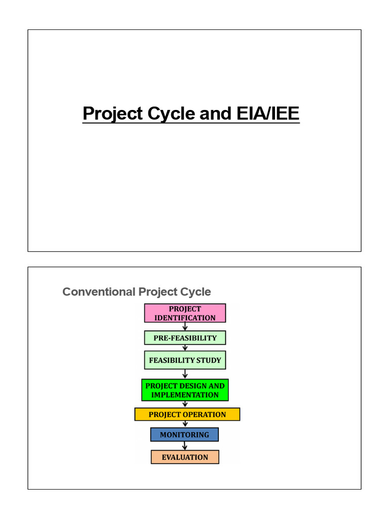 Project Cycle and Environmental Assessments | PDF | Environmental ...