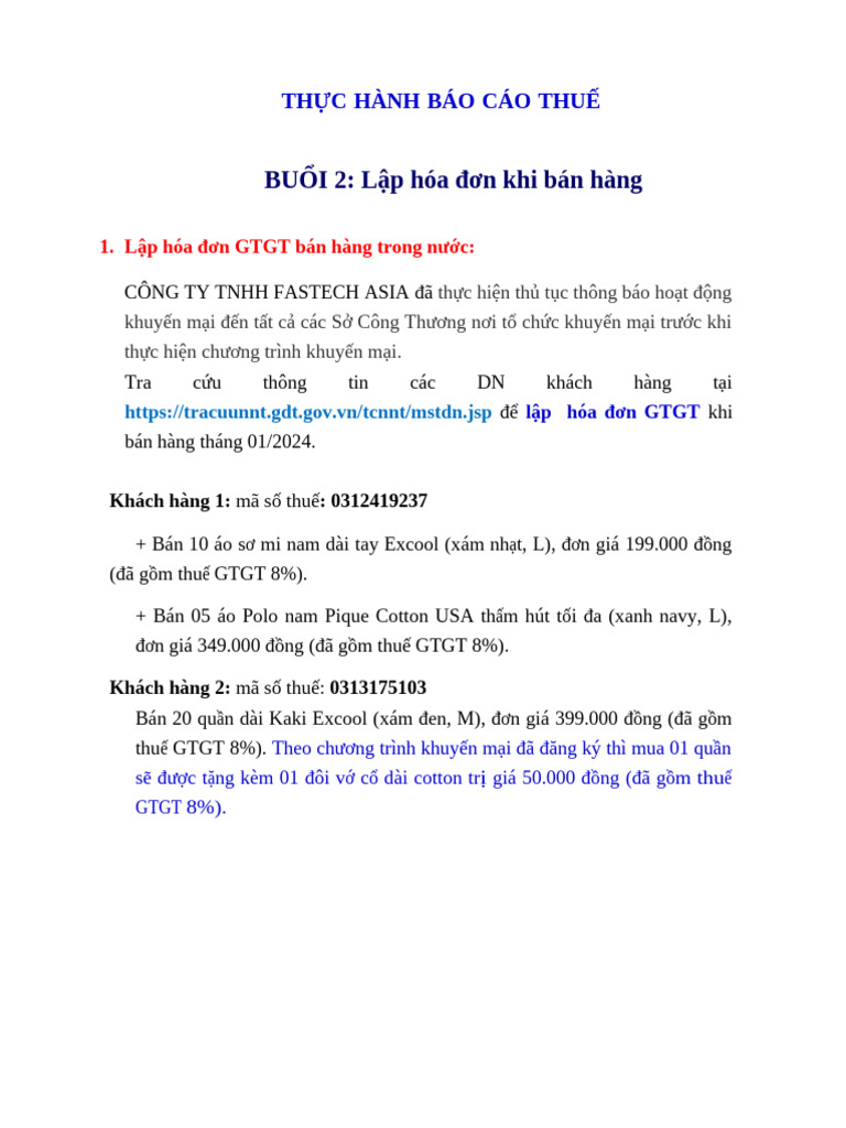 Noi Dung Thuc Hanh Buoi 2 | PDF