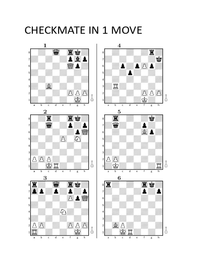 Checkmate in 1 Move | PDF