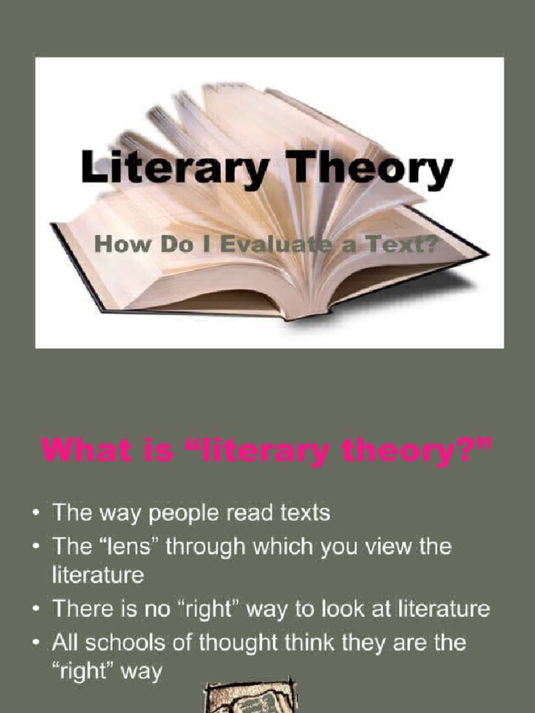 Introduction To Literary Theories | PDF