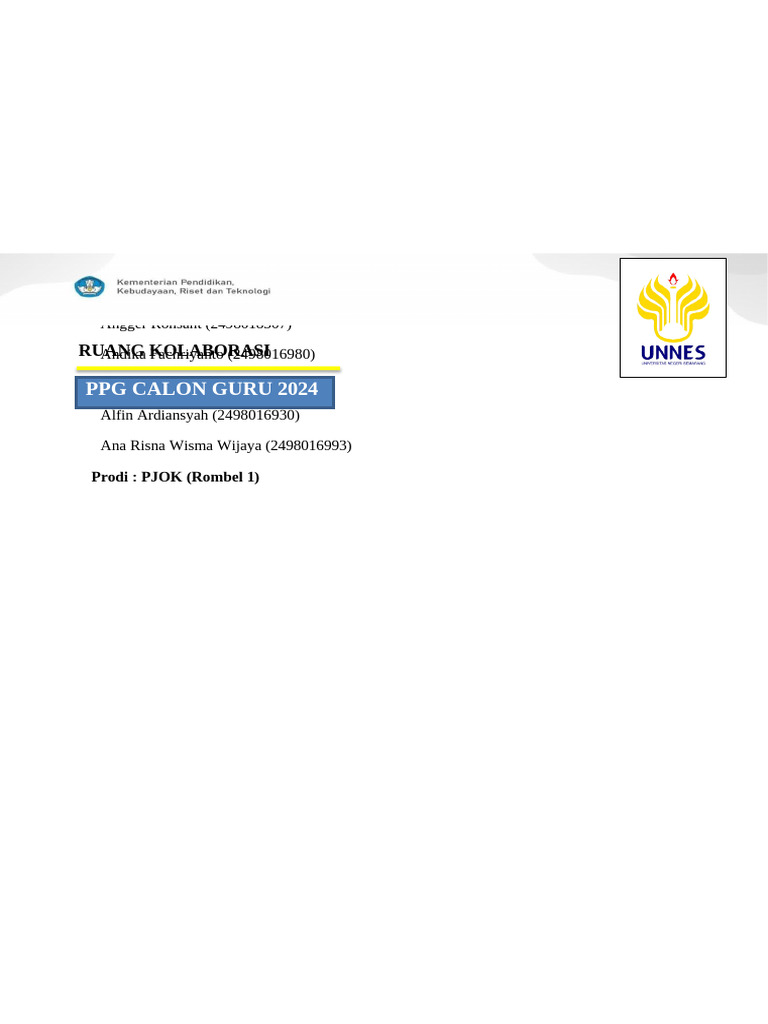 T1 Ruang Kolaborasi | PDF