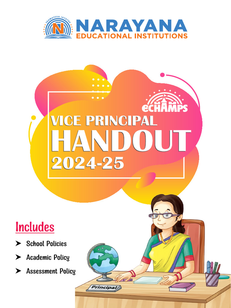 Principal Handout - Final | PDF