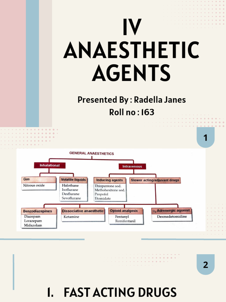 Anaesthetic agents | PDF | Anesthesia | Midazolam