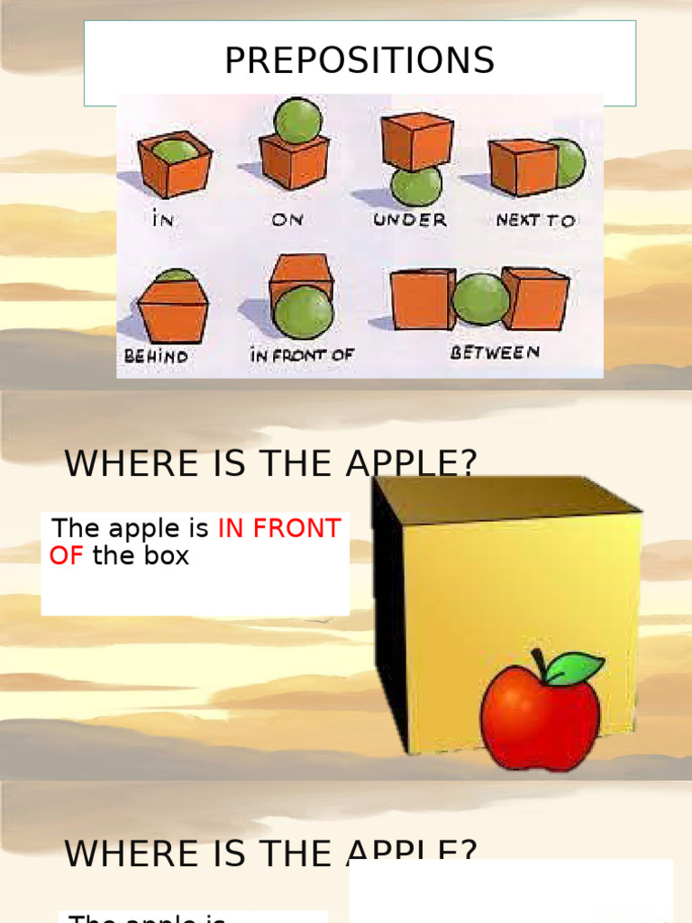Prepositions | PDF