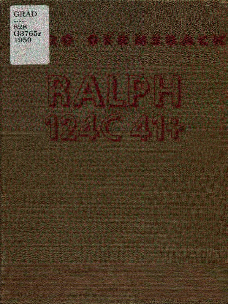 Gernsback - Ralph 124C 41 | PDF