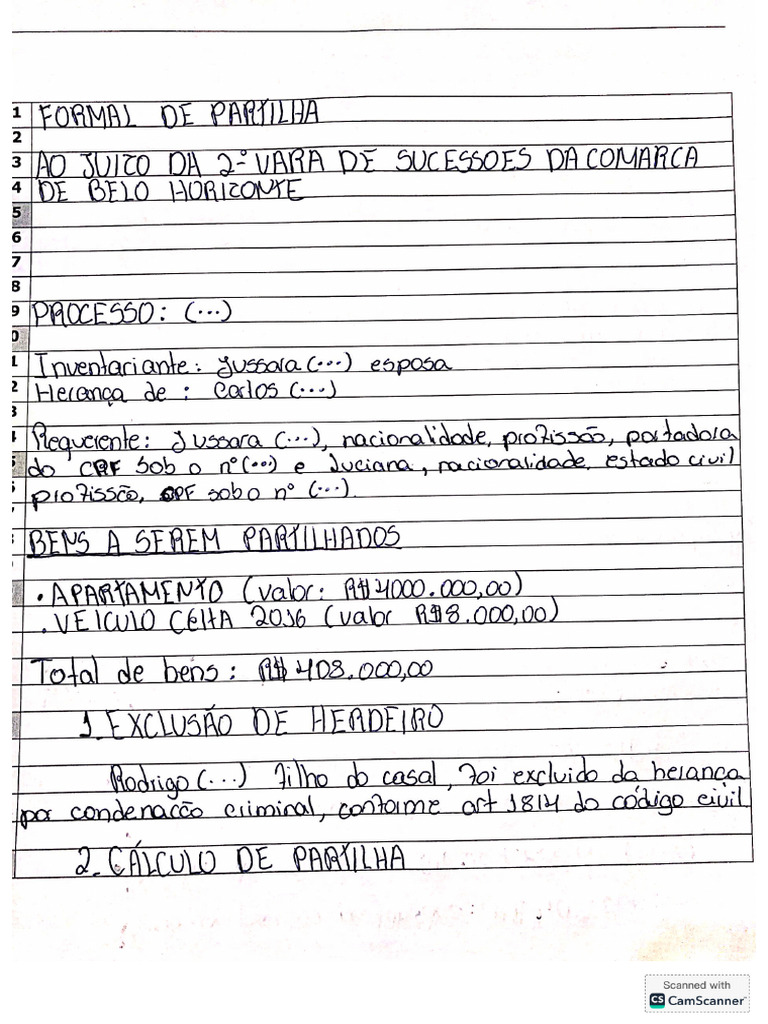 Formal de Partilha 3 | PDF