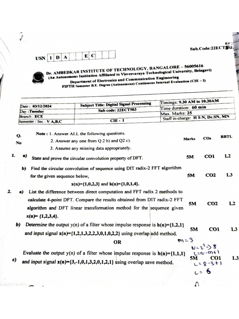 Cie1&2 Solved Answers | PDF