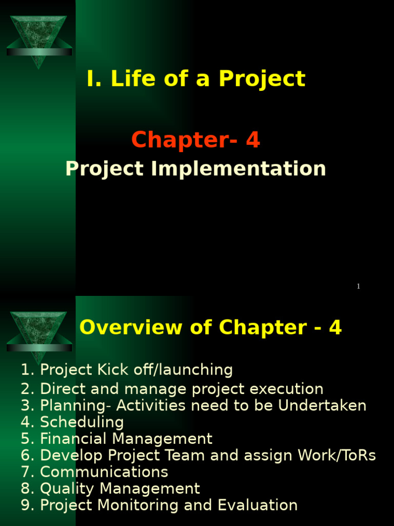 Ch. 4-Project Implementation | PDF | Project Management | Business
