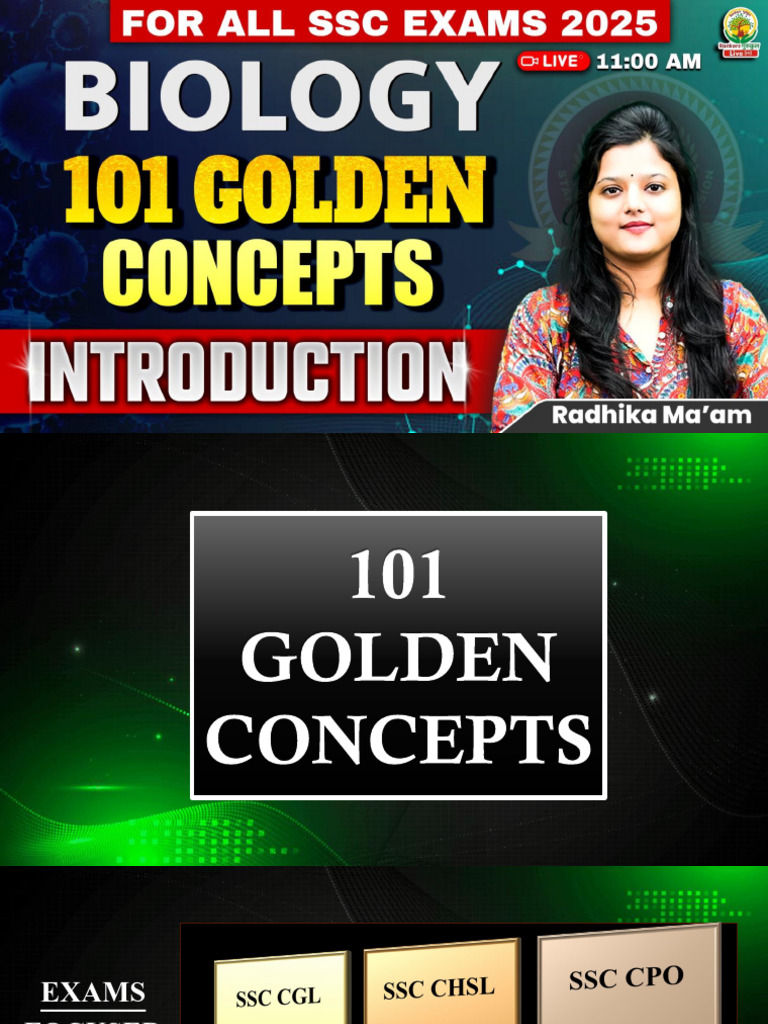 Biology 101: Golden Concepts Series | PDF | Biology | Cell (Biology)