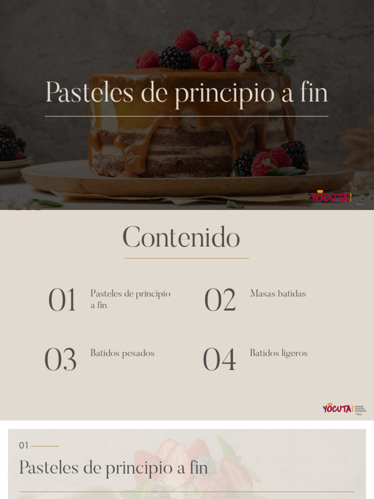 Pasteles de Principio A Fin 26oct23 | PDF | Pasteles | Confitería
