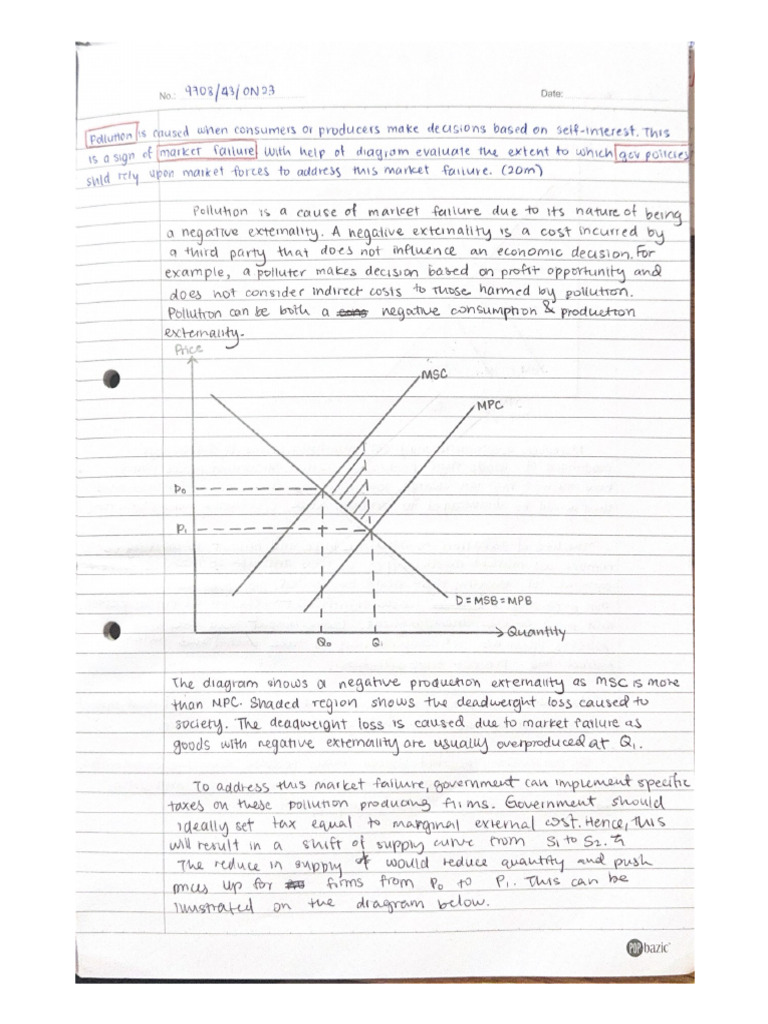 Suld Rely Upon Market Forces To Address This Market Fallure. (20m) | PDF