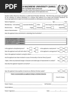 Sample Church Election Ballot | PDF