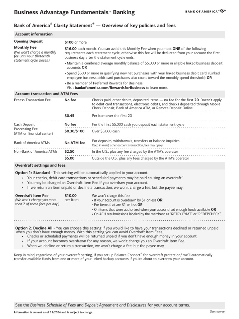 Business Advantage Banking Overview | PDF | Overdraft | Cheque