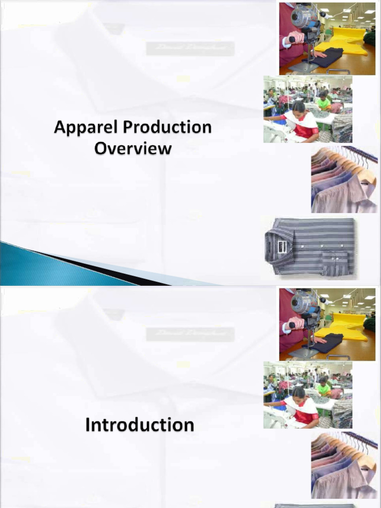 Introduction to Garments Manufacturing | PDF | Seam (Sewing) | Knife