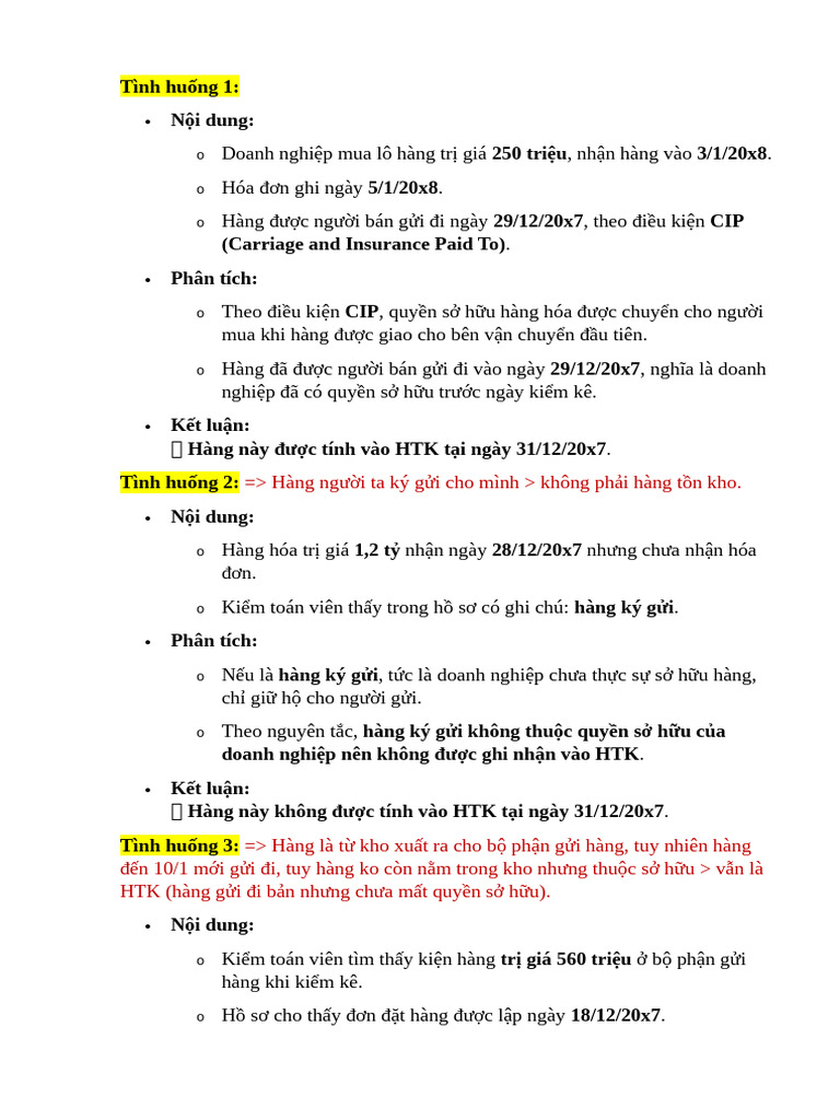 Tình huống - HTK | PDF