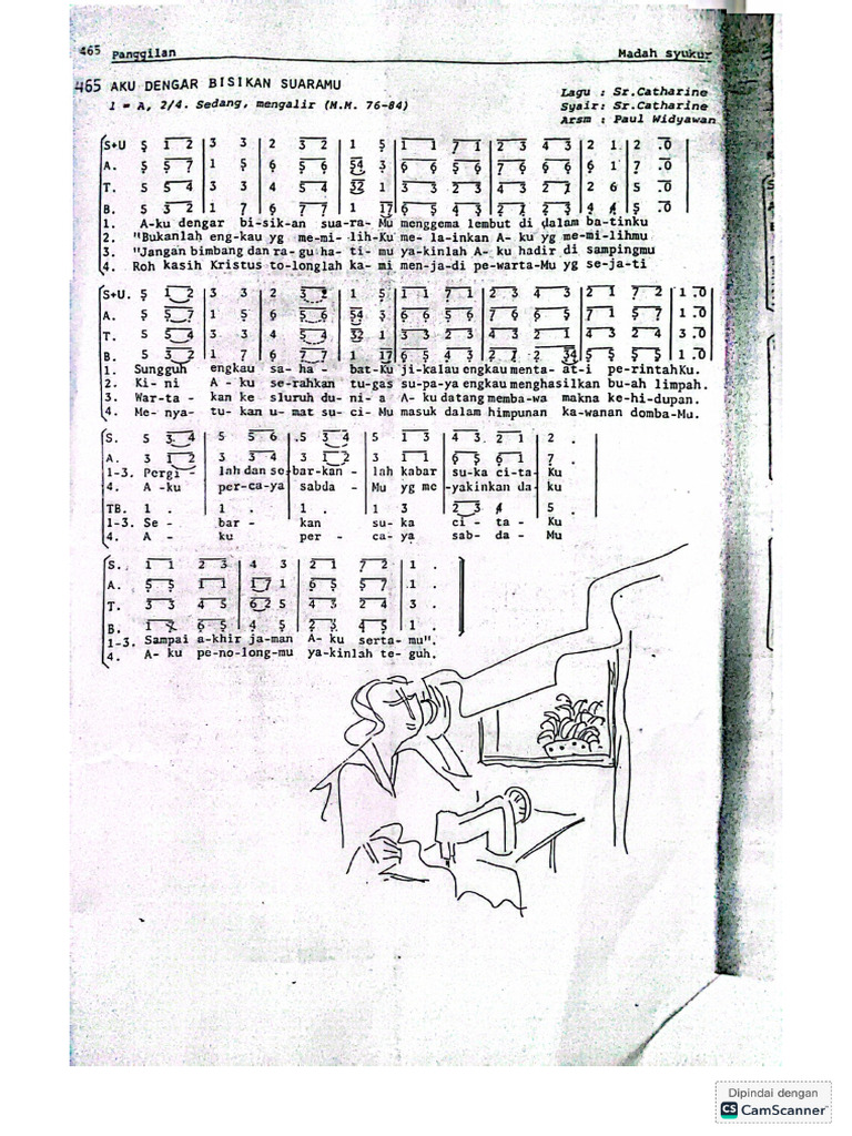 Aku Dengar Bisikan SuaraMu (MB.465) | PDF