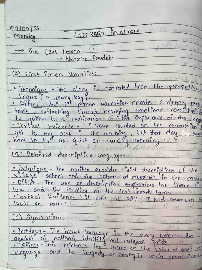 LITERARY ANALYSIS AND IMP Questions | PDF
