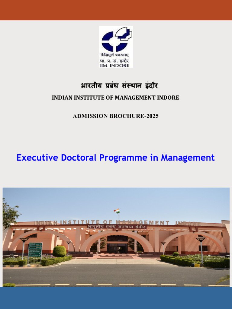 edpm-admission-brochure-2025 | PDF | Graduate Record Examinations | Academia