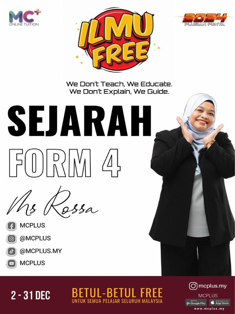 Seminar Ilmu Free Form 4 Sejarah MS Rossa 08.12.2024 | PDF