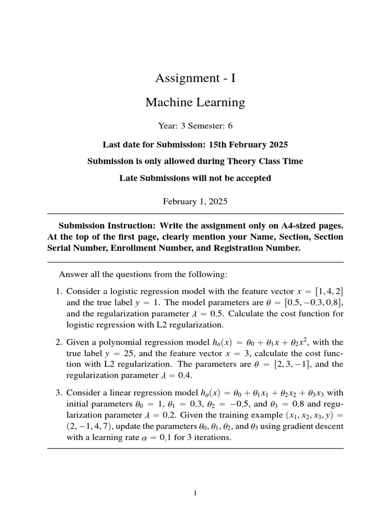 Assignment_I_ML | PDF