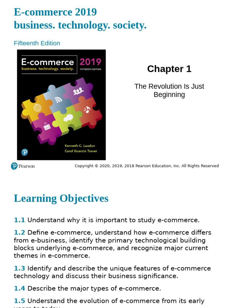 1.laudon-Traver Ec15 PPT Ch01-Rev | PDF | E Commerce | Mobile App