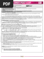 Kagandahang Asal Sa Hapag-Kainan | PDF