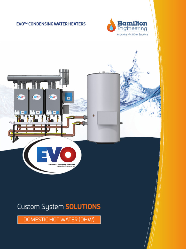 Hamilton EVO Boiler Solutions | PDF | Water Heating | Heat Exchanger