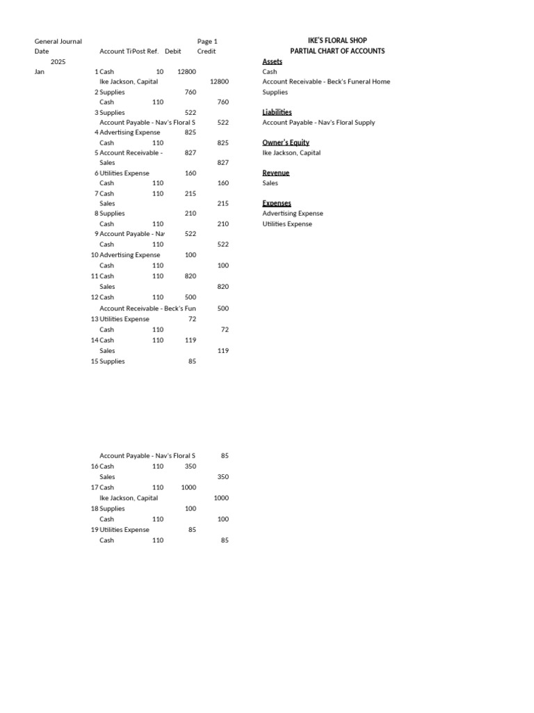 LIzbeth Arias Granados - StudentFile_Spring2025 | PDF | Debits And ...