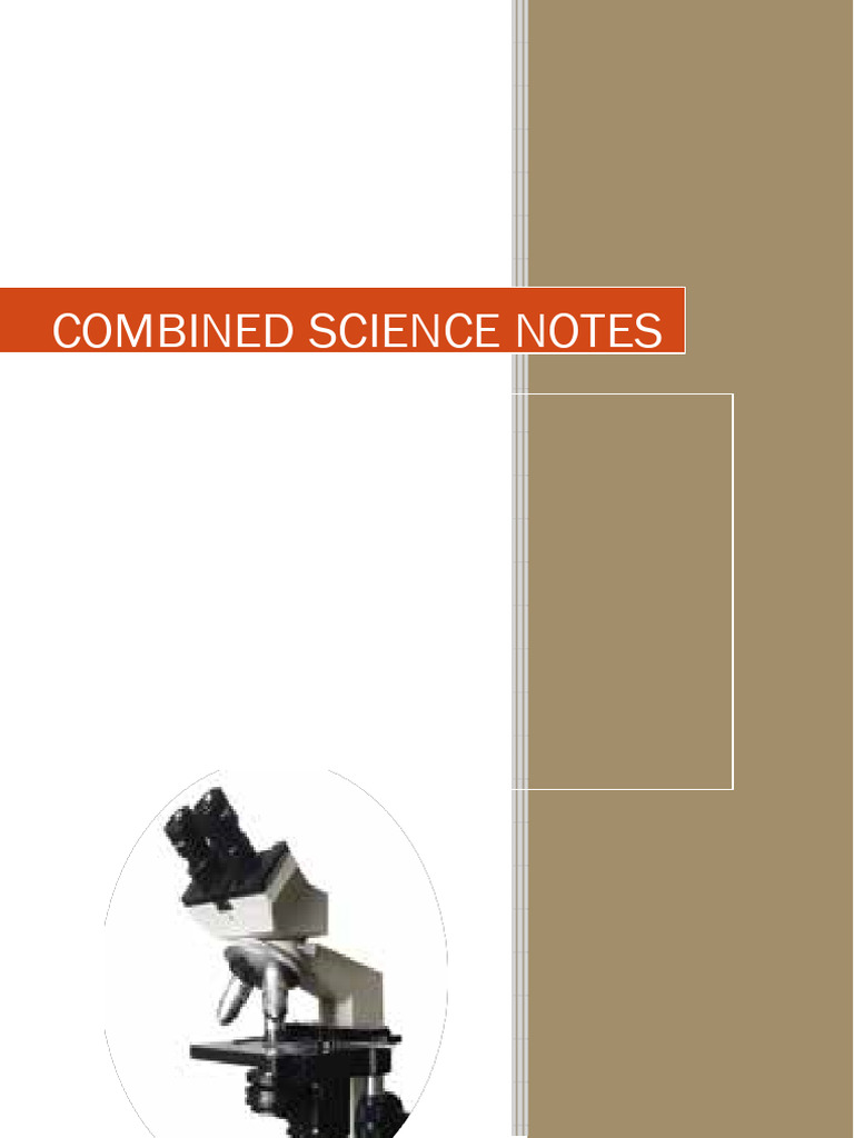 Combined Science Note | PDF | Leaf | Digestion