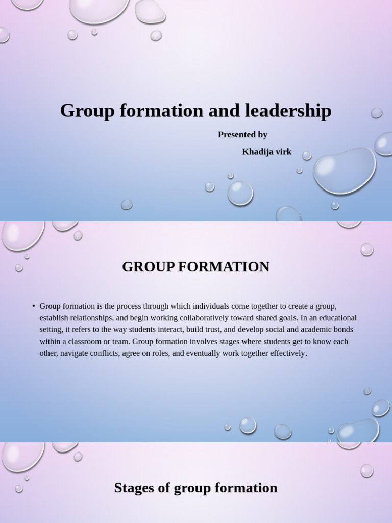 1 Group Formation and Leadership | PDF | Leadership | Transformational ...