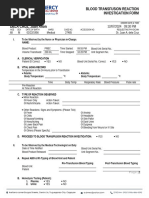 Blood Requisition Form | PDF