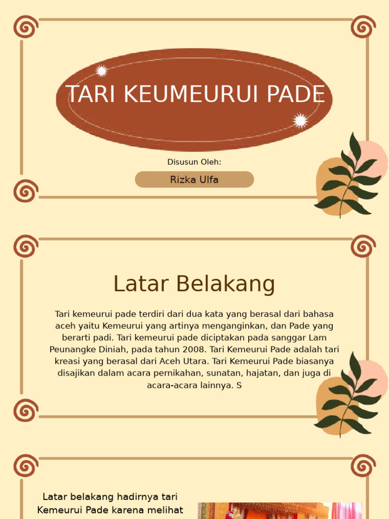 Tari Keumeurui Pade | PDF