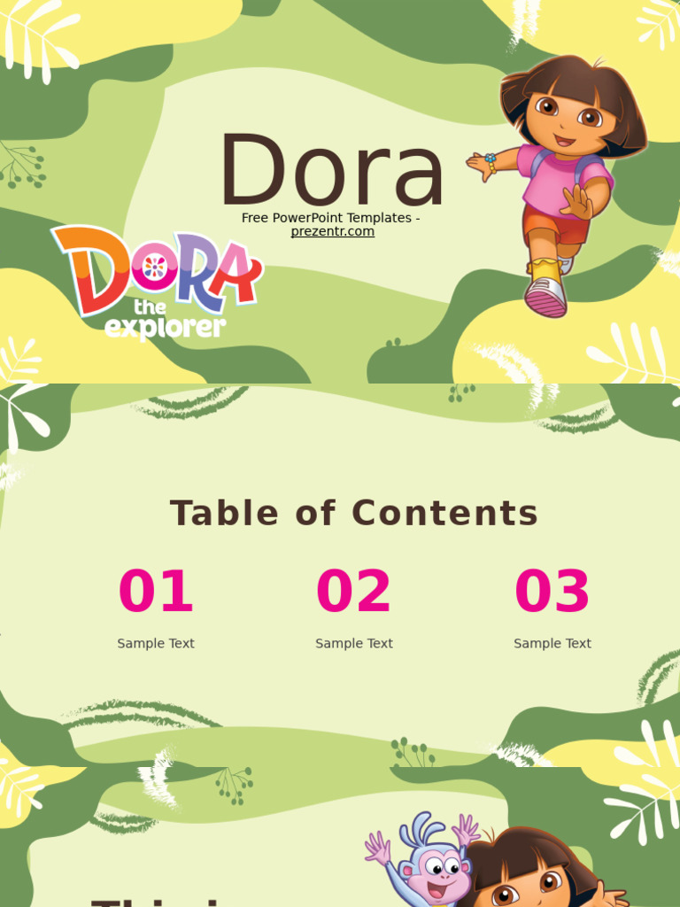 Dora PowerPoint Template | PDF