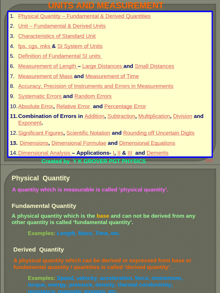 2_UNITS_MEASUREMENT | PDF | International System Of Units | Measurement
