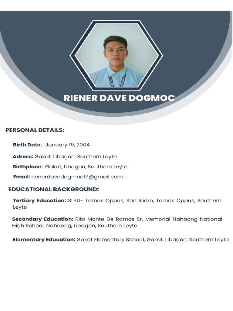 Biodata (1) Final | PDF